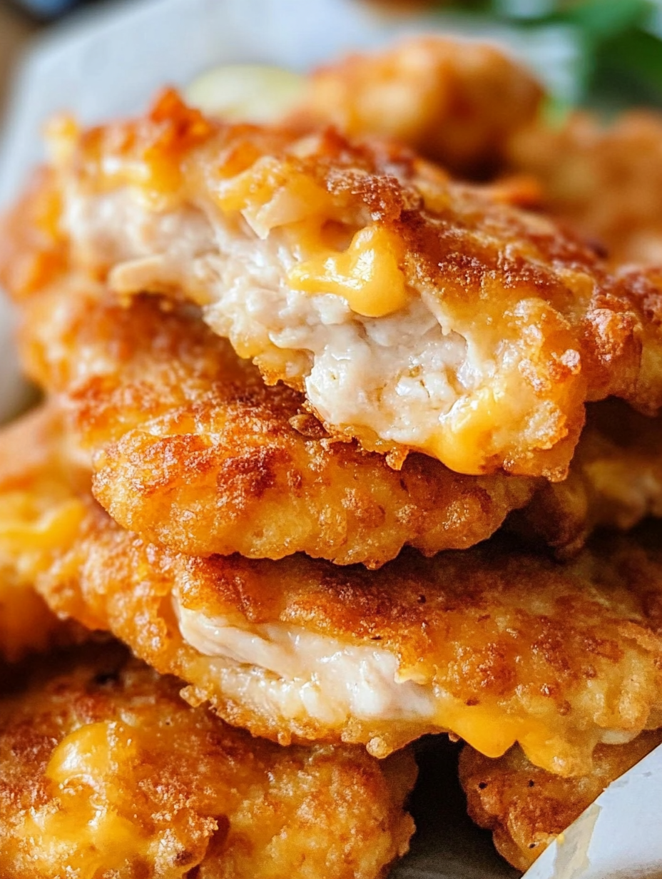 Cheesy Chicken Fritters – Araabe